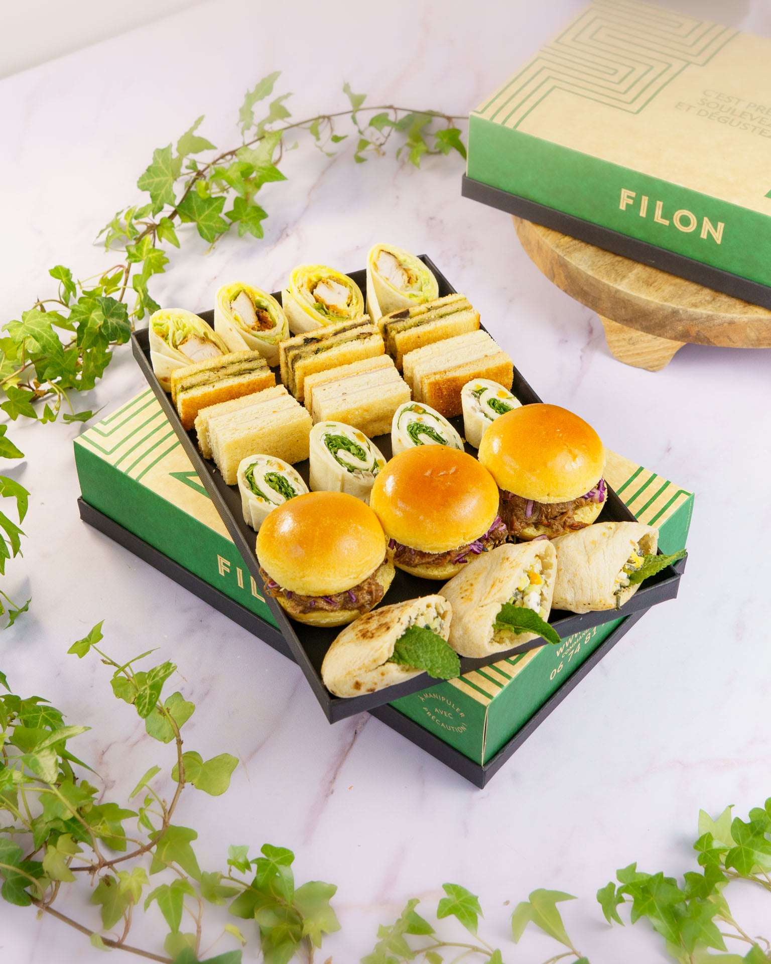 Plateau de finger-food pour cocktail d'entreprise – Filon