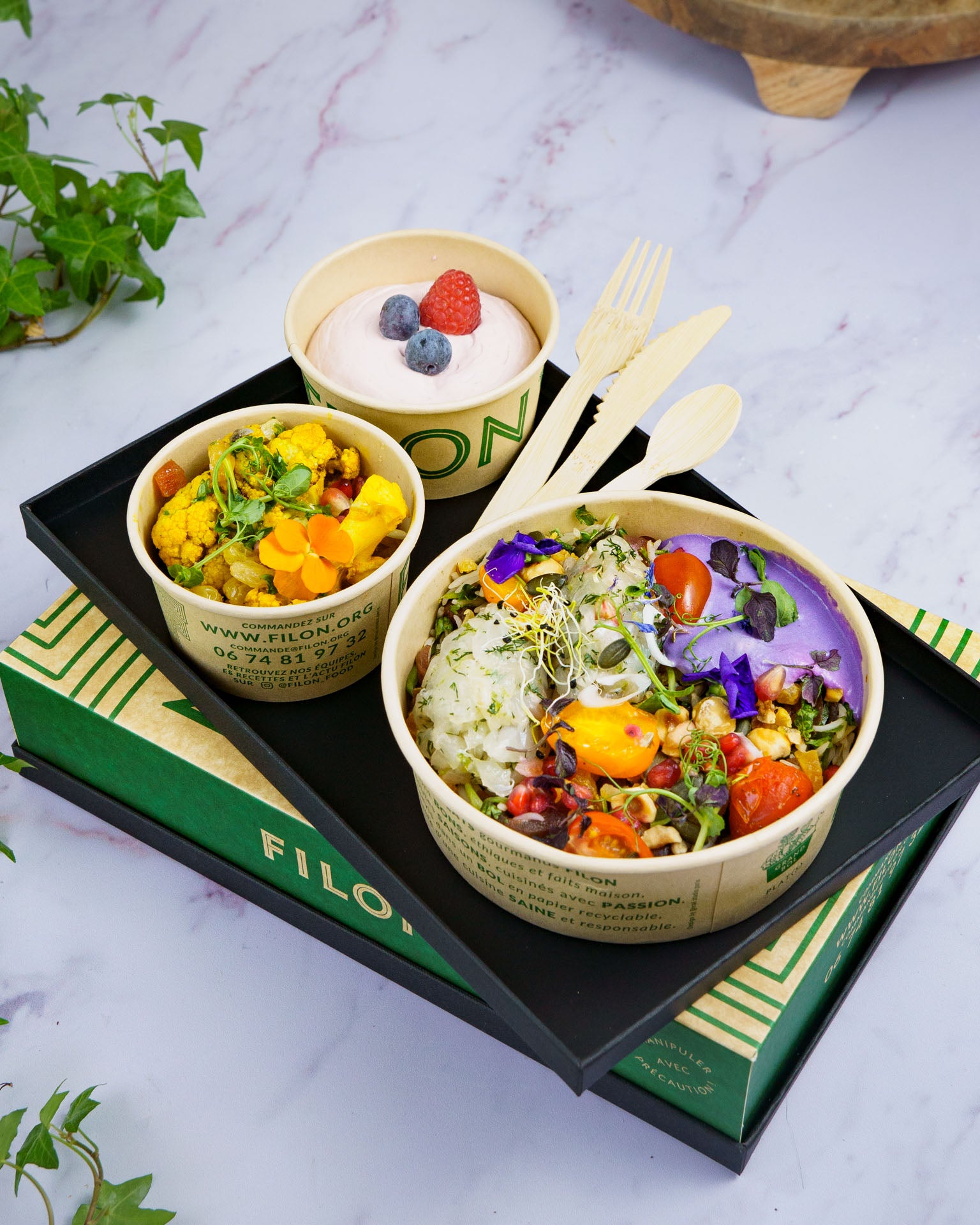 Menu poisson, plateau repas pour entreprise – Filon